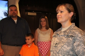 After twenty years of service, Chapin Soldier promoted to sergeant major