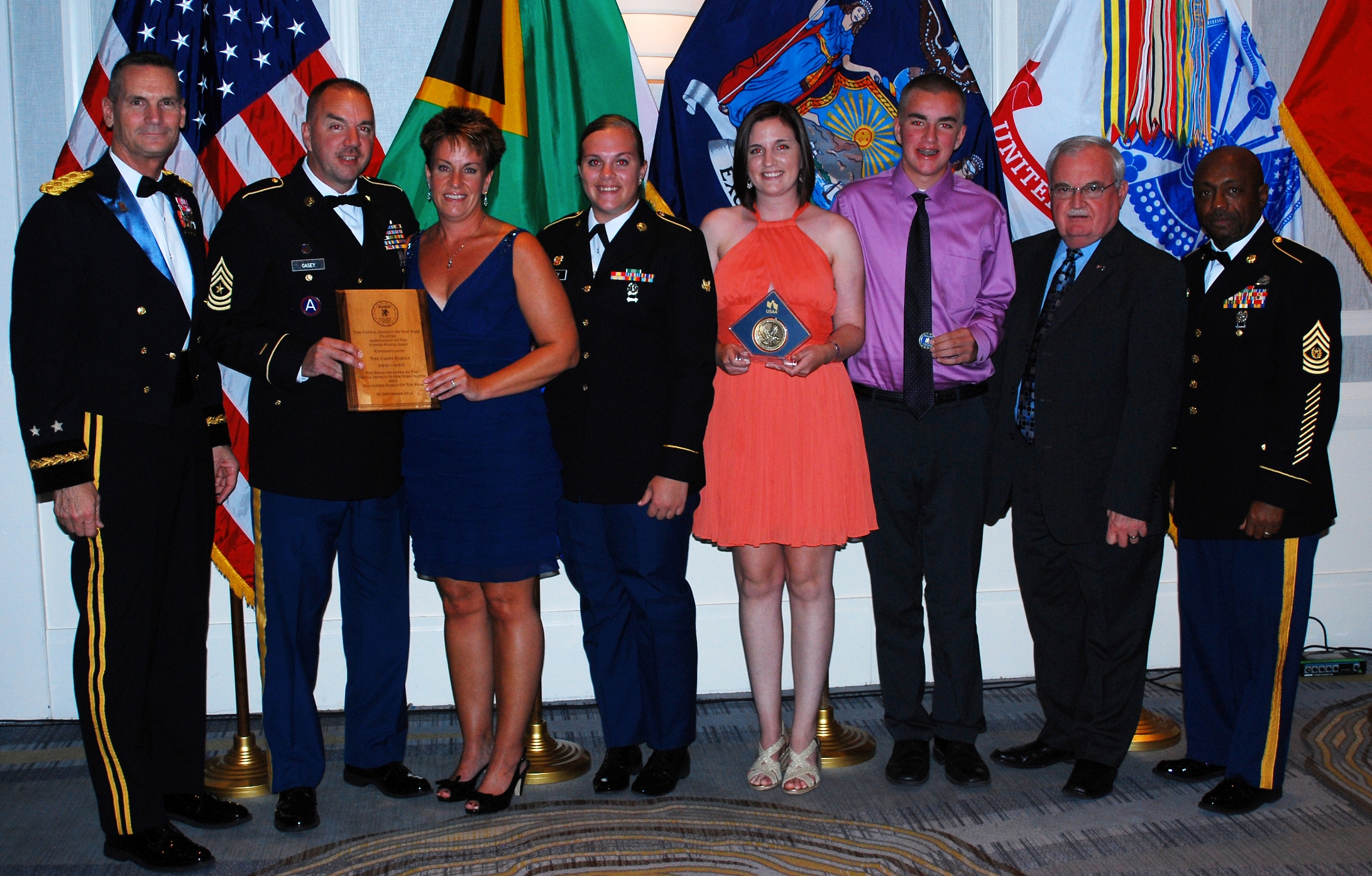 Casey Family of Granville Recognized by Association of the United ...