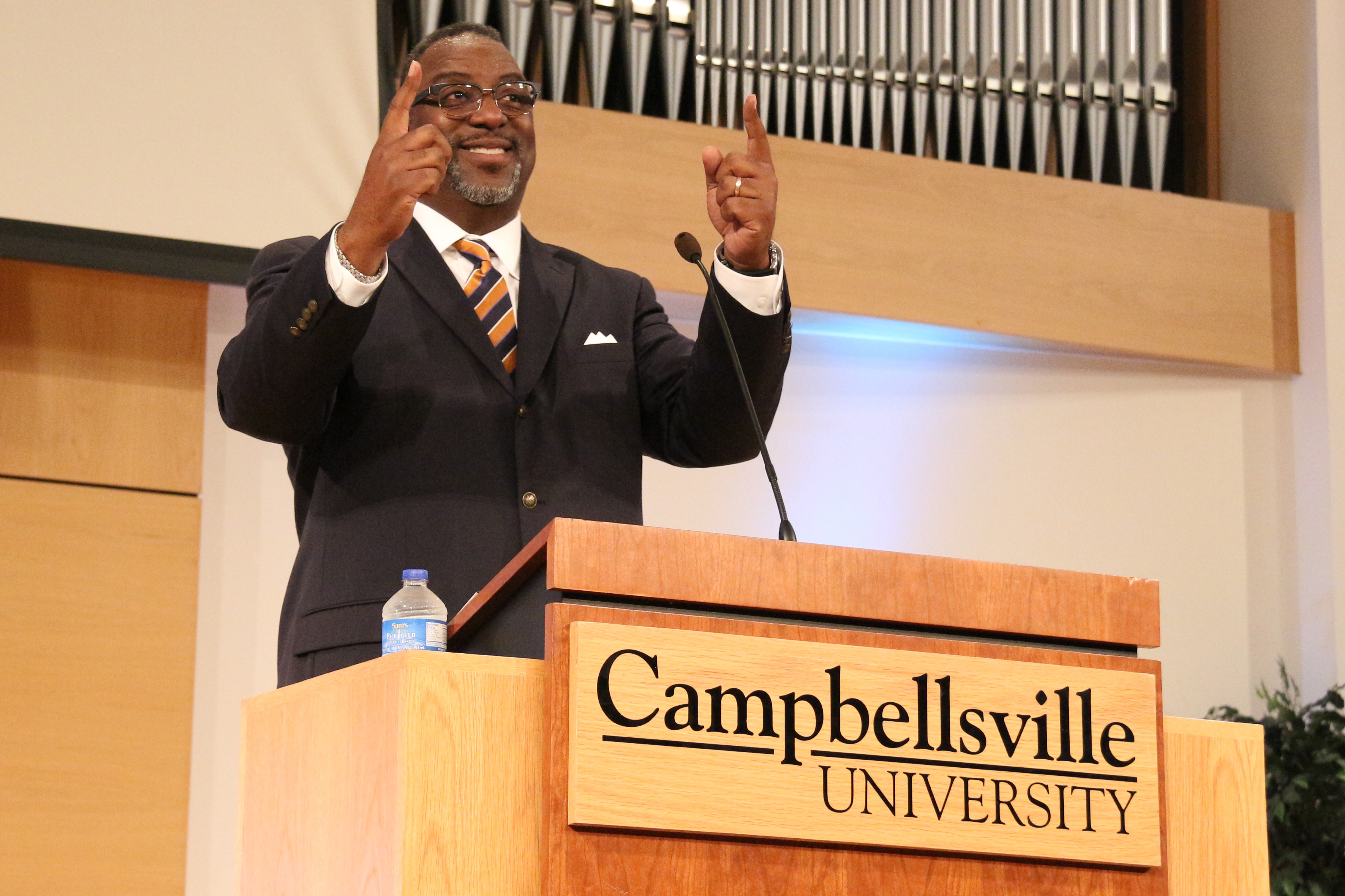 The Rev. Bernard Crayton says 'we cannot quit' at Campbellsville ...