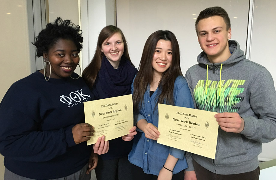 SUNY Chancellor Recognizes Two GCC Students for Excellence