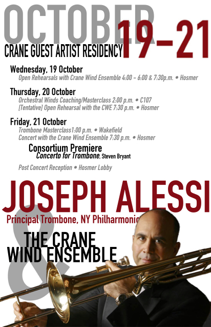 Crane School of Music Hosts New York Philharmonic Principal Trombonist ...