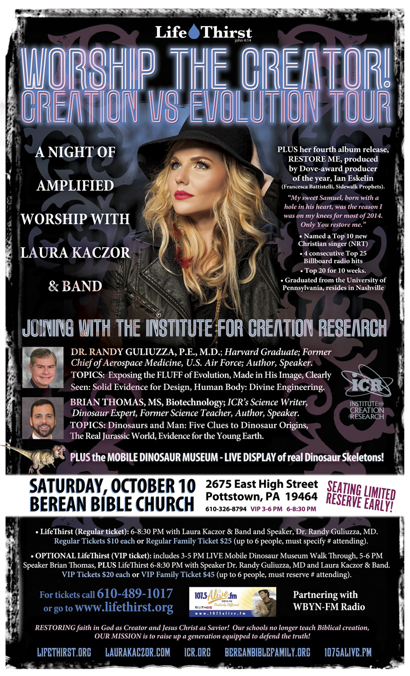 Purchase Online Ticket for LifeThirst Worship the Creator! Creation vs ...