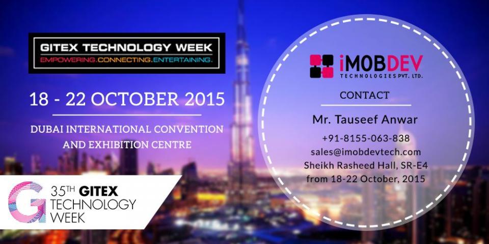 Purchase Online Ticket for Gitex Technology Week 2015