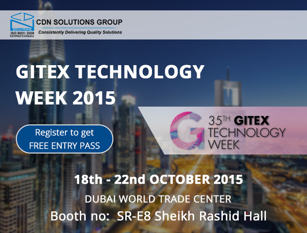 Purchase Online Ticket for Gitex Technology Week 2015