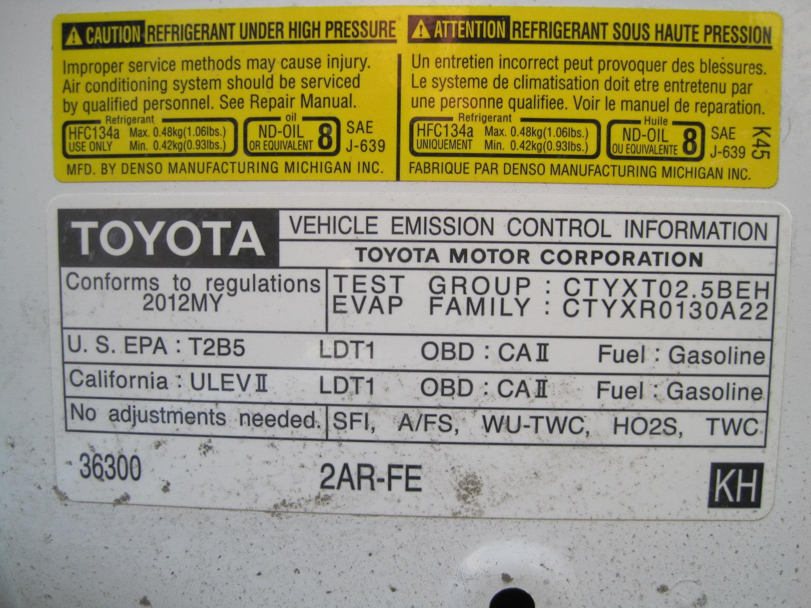 2012 Toyota Rav4 Base parts | AutoGator - Sacramento, CA