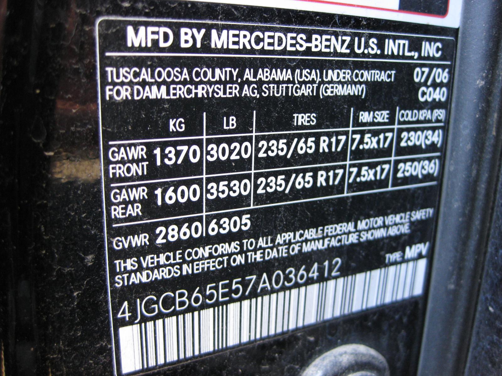 2007 Mercedes-Benz R350 R350 4Matic - Used Auto Parts for Sale | Auto ...