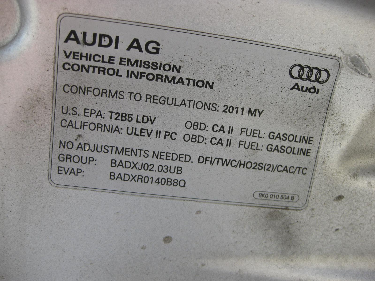 2011 Audi A5 Prestige - Used Auto Parts for Sale | Auto Gator ...