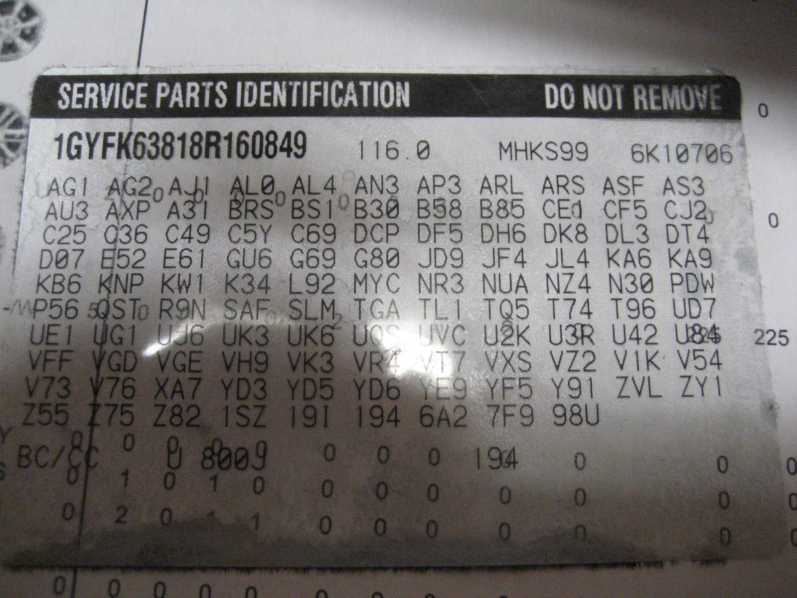 2008 Cadillac Escalade Base - Used Auto Parts for Sale | Auto Gator ...