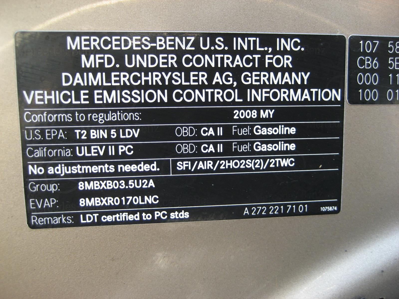 2008 Mercedes-Benz R-Class R350 4Matic - Used Auto Parts for Sale ...