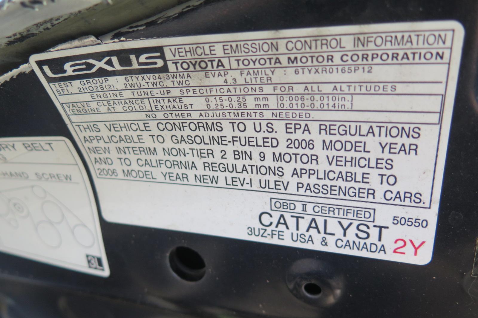 2006 Lexus GS 430 Base - Used Auto Parts for Sale | Auto Gator ...