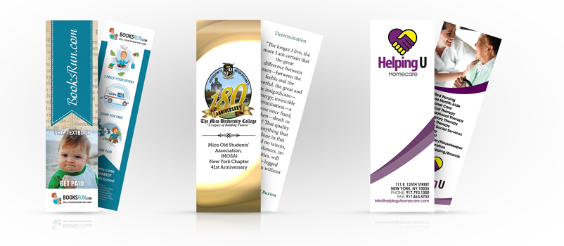 Bookmark Printing Design Service Bronx New York