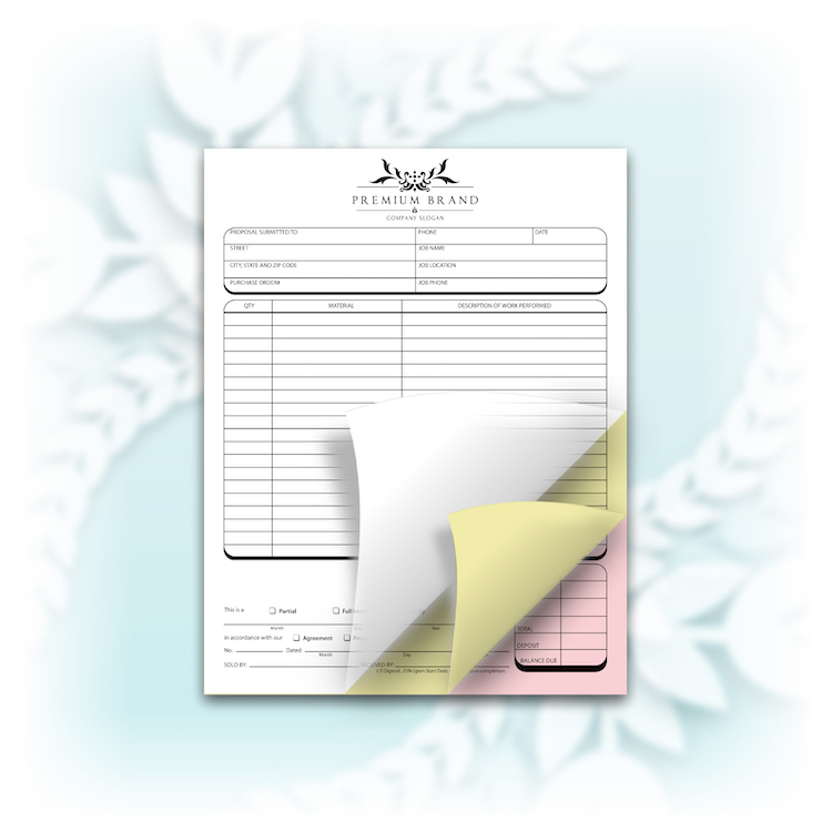NCR Forms, Custom Printed Carbonless Forms | Online Printing
