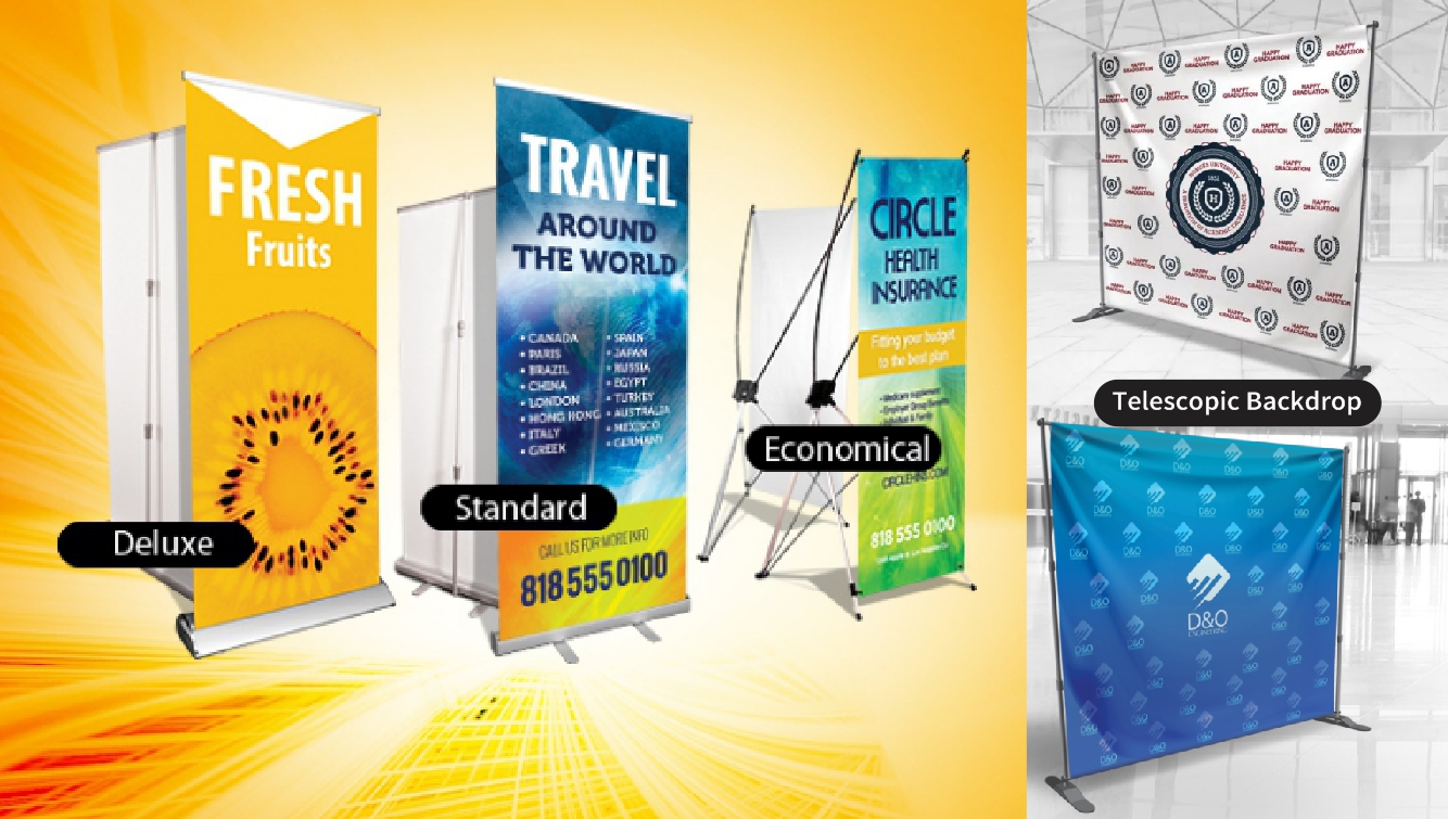IN2 PRINTING | Retractable Banners with Stand