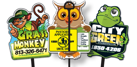 4 x 5 Turf Signs Pre printed