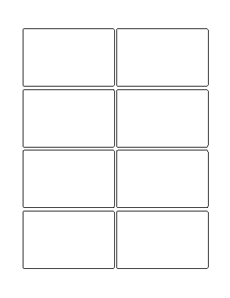 Template for Avery Presta® T00-20V rectangle Labels 2.25" x 3.5 ...