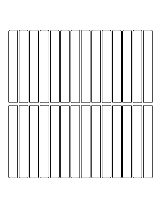 Template for Avery Presta® T00-8EQ rectangle Labels 4" x 0.5" | Avery.com