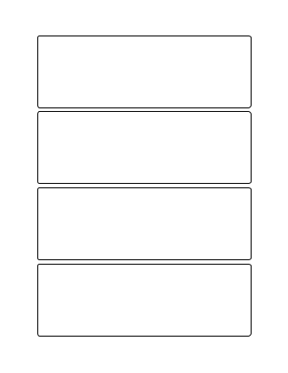 Template for Avery Presta® T00-4JE rectangle Labels 2.25" x 6.5 ...