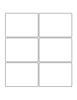 Template for Avery Presta® T00-1WV rectangle Labels 2.75" x 3.75 ...