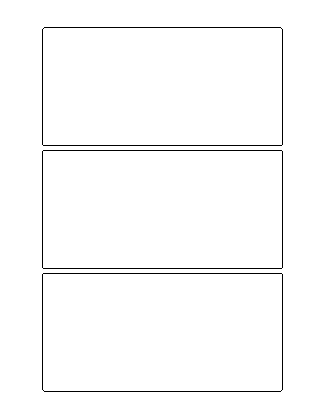 Template for Avery Presta® T00-3A6 rectangle Labels 3.25" x 6.5 ...
