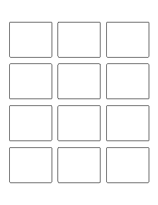 Template for Avery Presta® T00-37J rectangle Labels 2" x 2.375" | Avery ...