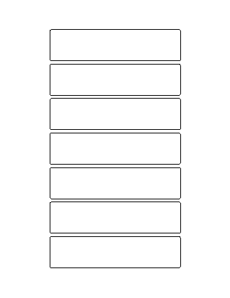 Template for Avery Presta® T00-26R rectangle Labels 1.25" x 5" | Avery ...
