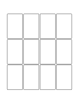 Template for Avery Presta® T00-2GR rectangle Labels 1.75" x 2.75 ...