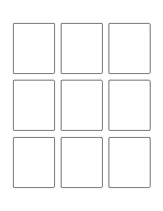 Template for Avery Presta® T00-2P7 rectangle Labels 2.75" x 2.25 ...