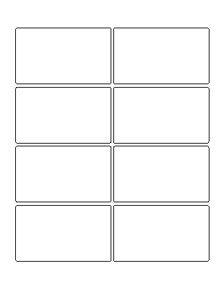 Template for Avery Presta® T00-1ZZ rectangle Labels 2.25" x 3.75 ...