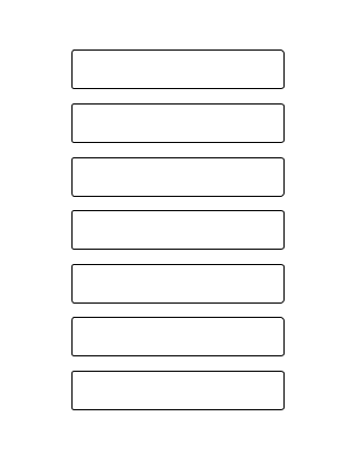 Template for Avery Presta® T00-591 rectangle Labels 1" x 5.25" | Avery ...