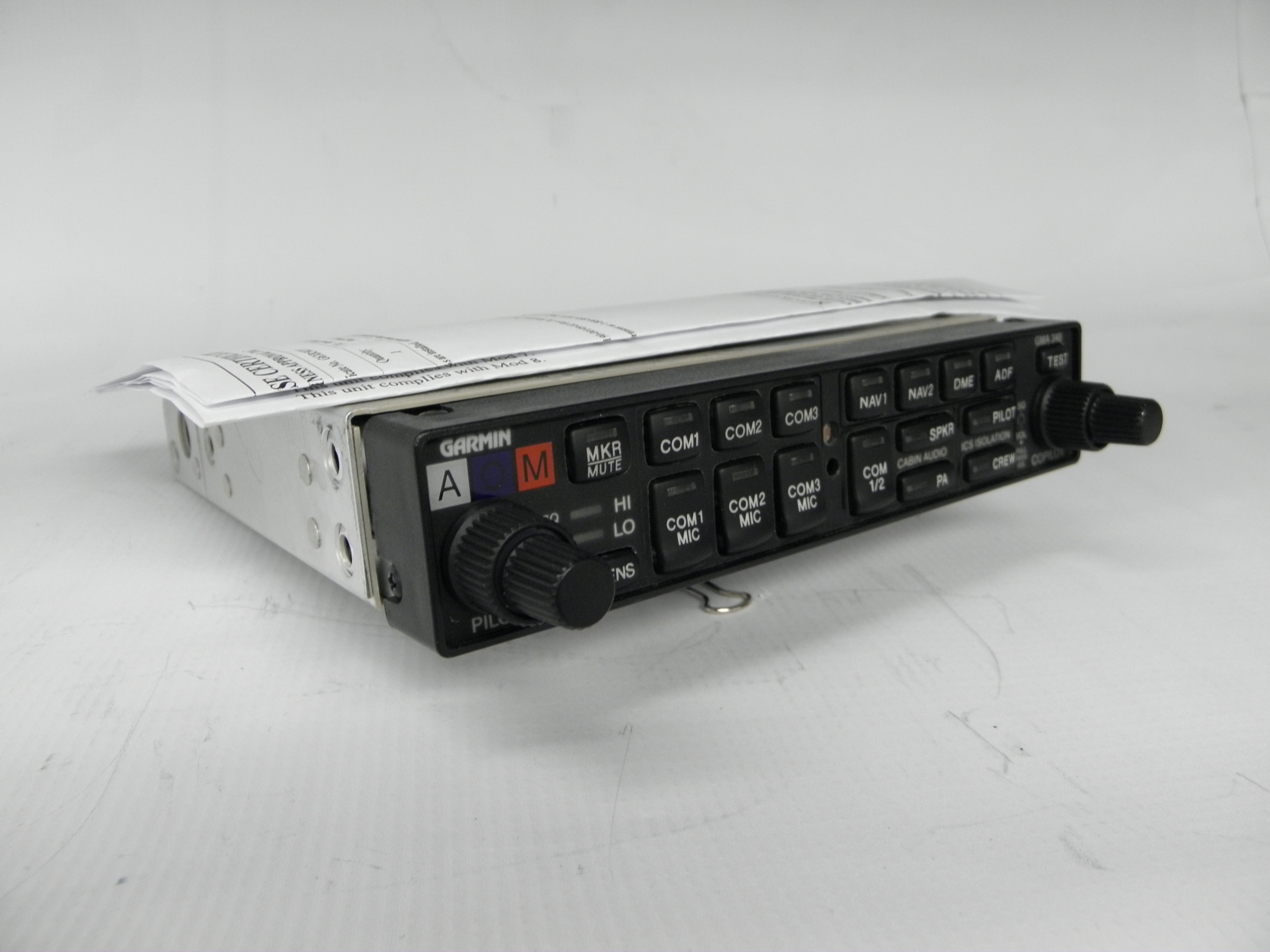 GMA-340 AUDIO PANEL W/INTERCOM - 2163 | Aviators Market