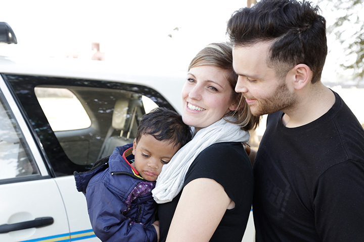 Welcome Home from India, Needham Family! | America World