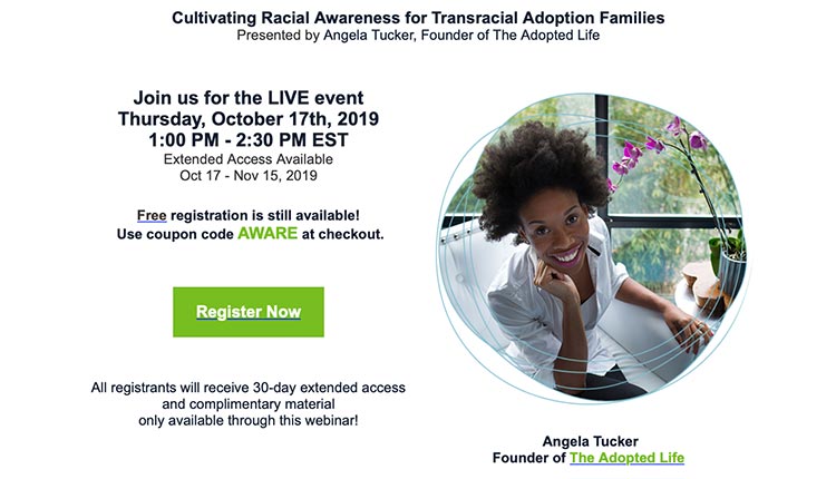 Webinar: Cultivating Racial Awareness for Transracial Adoption Families ...