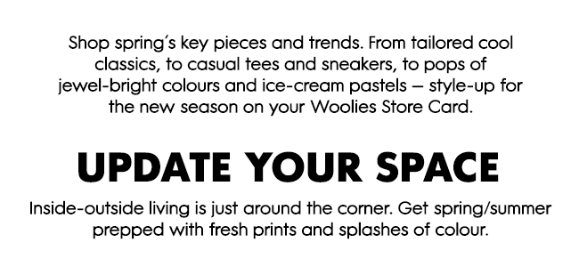 Woolies | Financial Services | STORE CARD ESTATEMENT