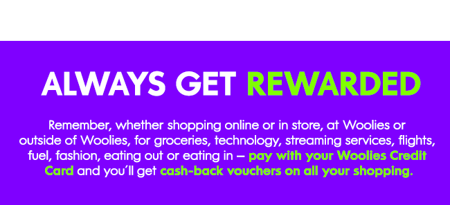 Woolies Financial Services | CREDIT CARD ESTATEMENT