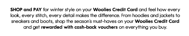 Woolies Financial Services | CREDIT CARD ESTATEMENT