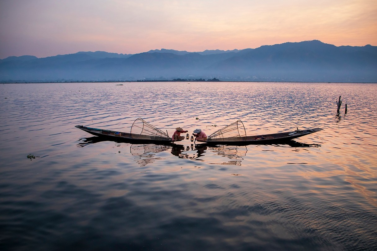 21. Vissers Inle Lake | Foto | Antwan en Karin’s reisblog