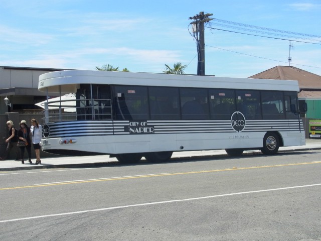 Napier art deco bus | Foto | Carola en Frits Coumans’s reisblog