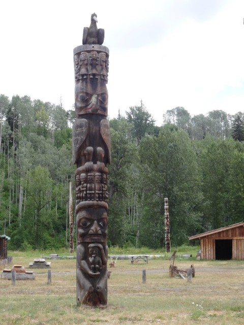 Verplaatsing door het gebied van Gitxsan First Nation naar Smithers ...