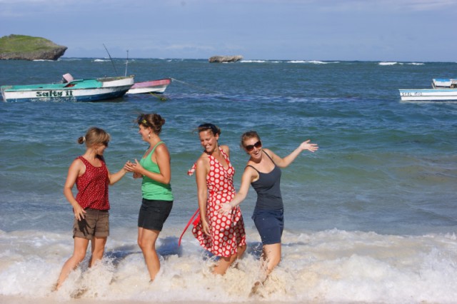 natte groepsfoto | Foto | Ine’s reisblog