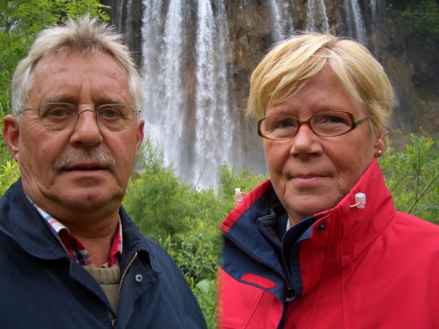 Ria en John Kuipers in Plitvica | Foto | John Kuipers’s reisblog