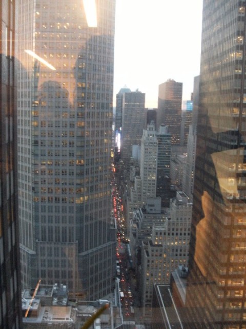 Uitzicht vanaf Rabobank New York | Foto | Lieke naar