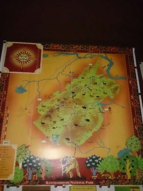 Map Ranthambore National Parc | Foto | Pien Bosch & Rick van der Velden ...