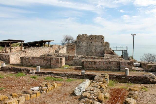 Ancient Pydna, overzichtje gedeelte opgraving | Foto | RiFra’s reisblog