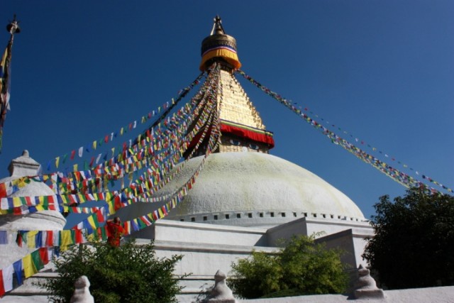 De Bodhnath stoepa, erg indrukwekkend | Foto | Rob & Wilma’s reisblog