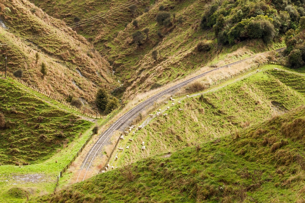 de spoorweg | Foto | Roland en Anita's reisblog Nieuw Zeeland