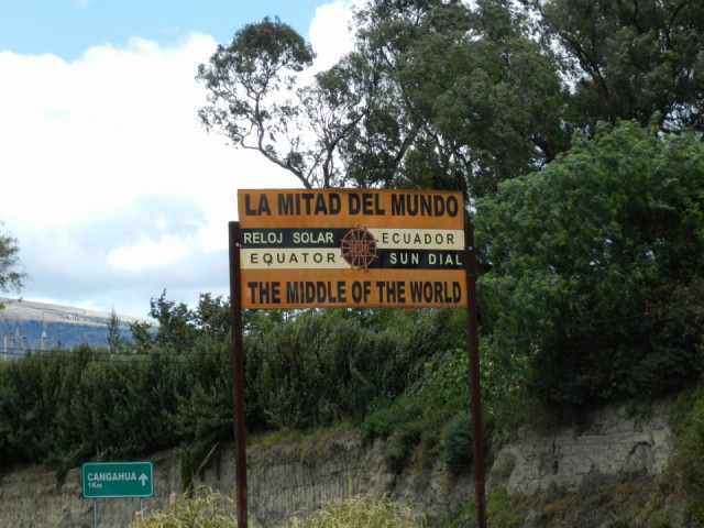 Op de evenaar! | Foto | Rosanne in Zuid-Amerika!