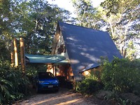 Uitzicht terras treehouse Rainforest Malanda | Foto | Ton&Wies’s reisblog