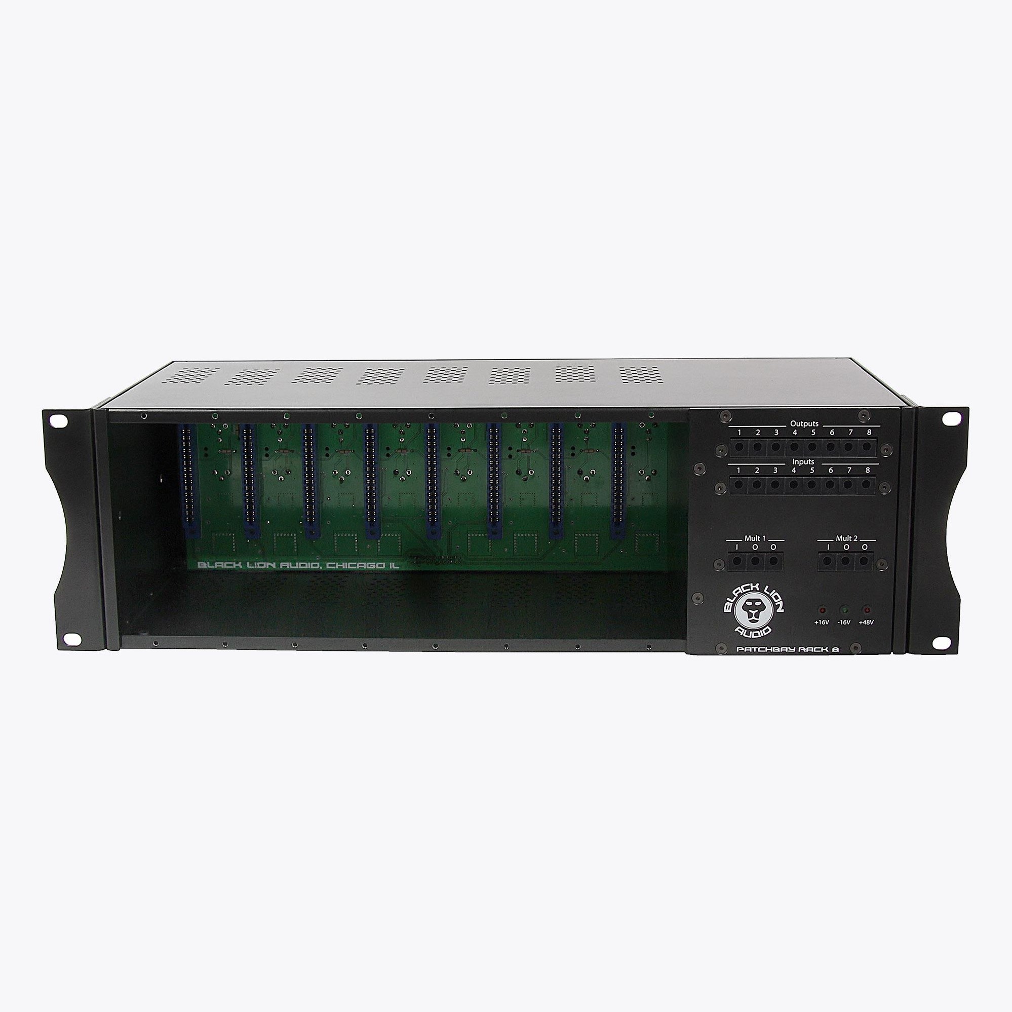 500 Series Rack with Built-In Patchbay | Erikson Audio