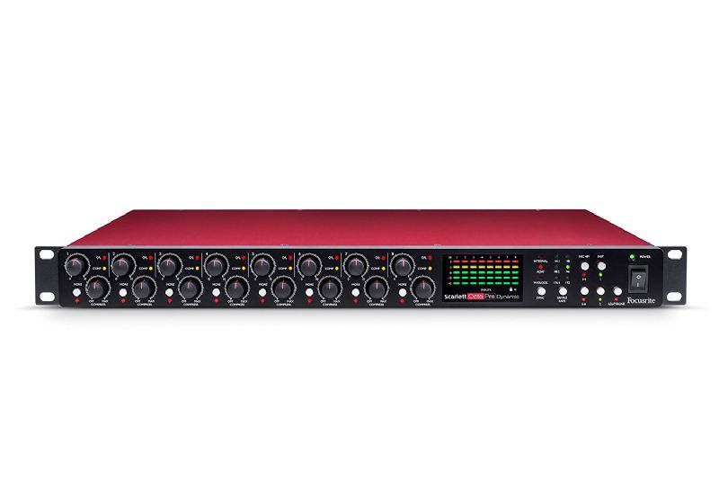 Scarlett Dynamic Eight-channel Mic Preamp, Compressor & A-D/D-A ...