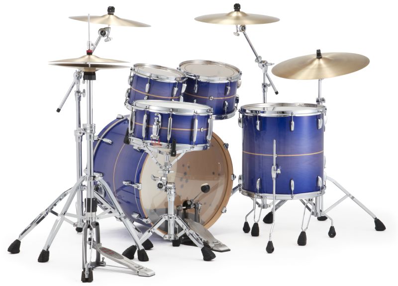PMX Series 4-piece Drum Shell Pack, Royal Blue Burst Stripe | Erikson Music